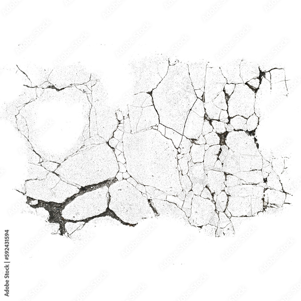 pared rota, crack, rotura de pared vieja sucia png con fondo ...