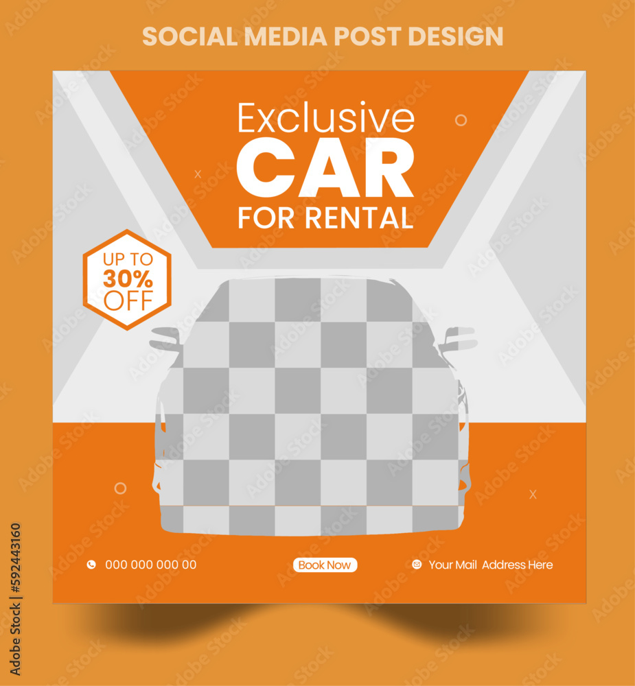 Social media post template for auto repair shop service, car wash ...