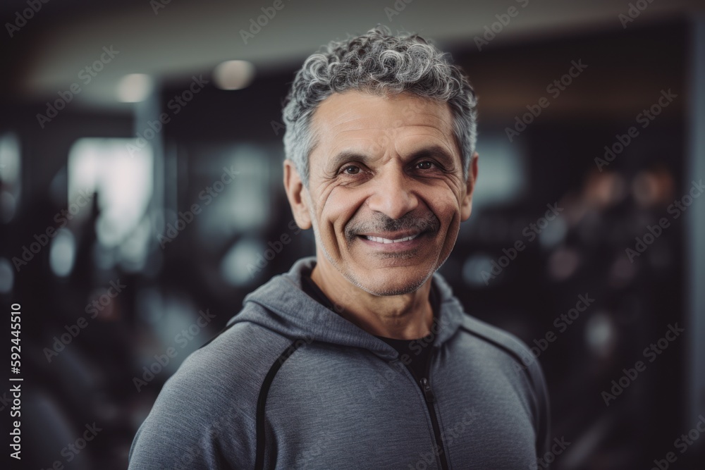 Lifestyle portrait photography of a grinning man in his 50s wearing a ...