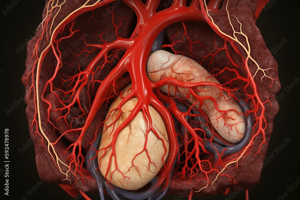 In acute left main artery occlusion, the myocardial infarct area of ...