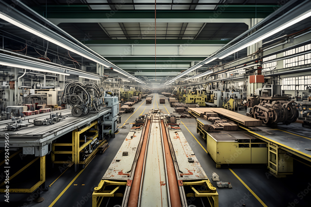 industrial factory in mechanical engineering for the manufacture of ...