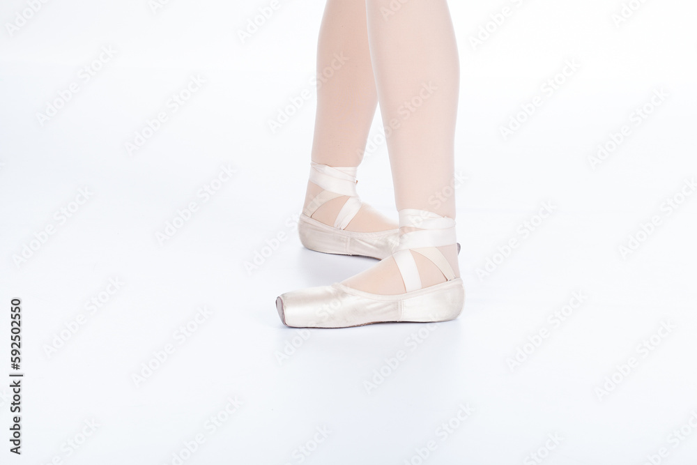 En Pointe CORRECT Fifth position open with calves front on teachers ...