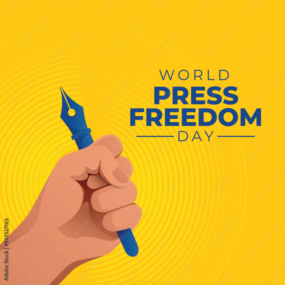 vector graphic of world press freedom day good for world press freedom ...