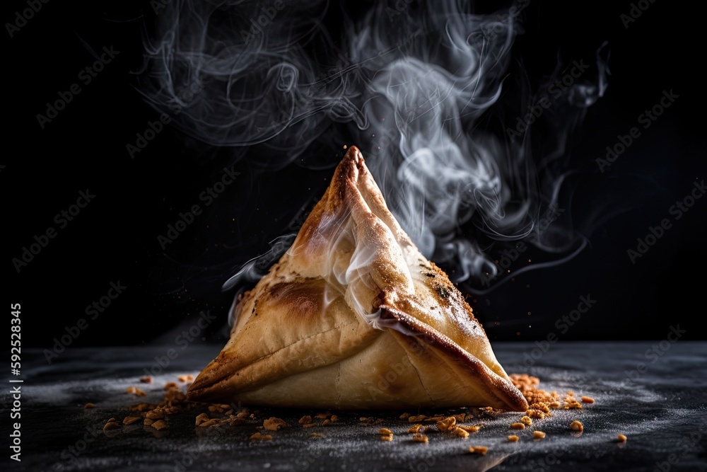 samsa rising from the ashes, symbolizing rebirth and renewal, created ...