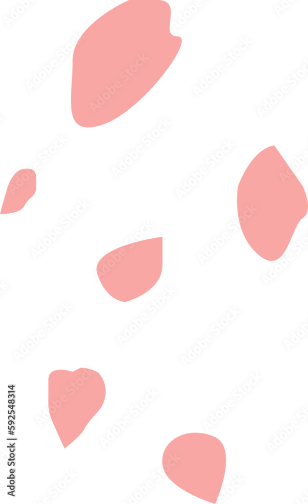 Falling Petals Vector