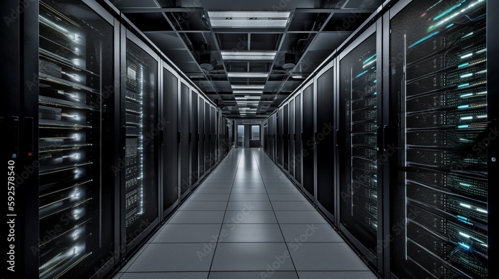 Cutting-Edge Server Farm Providing High-Speed Connectivity and Advanced ...