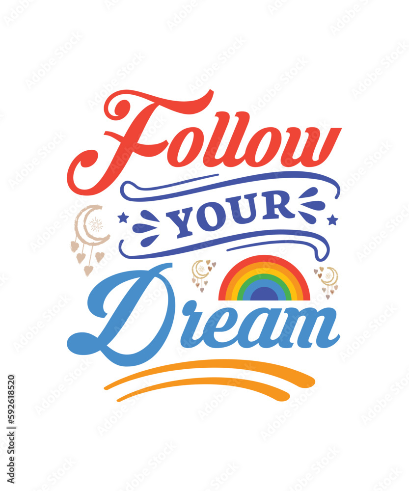 Follow your dream T-Shirt Rainbow Friends SVG, Rainbow friends PNG ...
