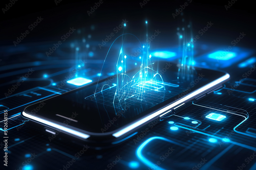 The Rise of AI in the World of Technology, ai generated Stock ...