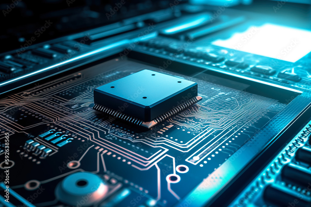 The Rise of AI in the World of Technology, ai generated Stock ...