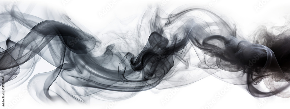 smoke, art, wave, motion, black, swirl, light, curve, pattern, shape ...