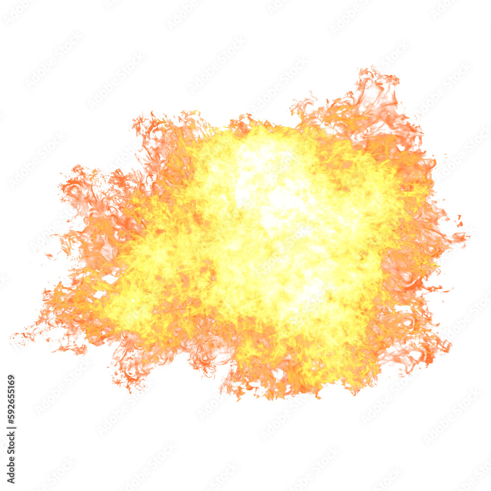 Fire Burning Realistic Red Flame PNG Transparent Stock Illustration ...