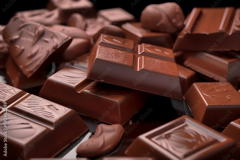 Chocolate Bar Pieces Sweets Bakery Cacao Cocoa Candy Confection ...