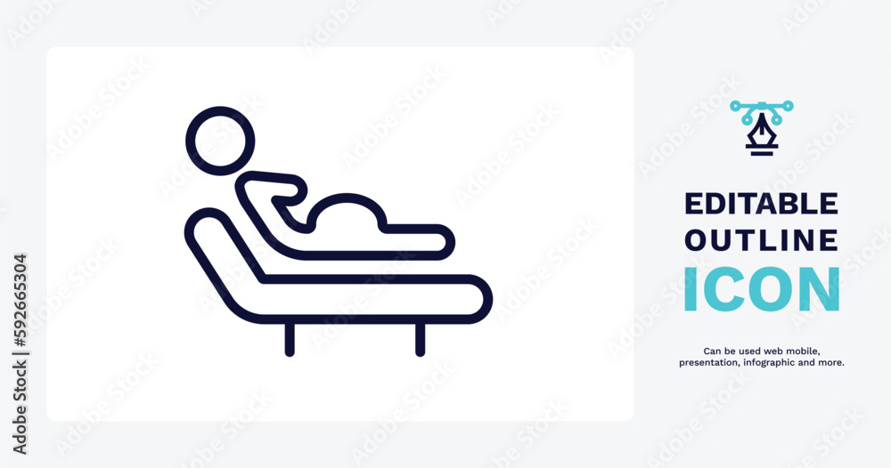 birth icon. Thin line birth icon from people and relation collection ...