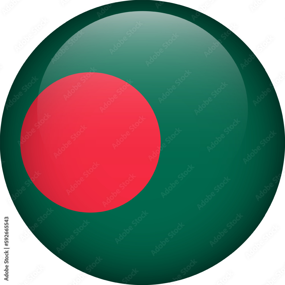 Bangladesh flag button. Emblem of Bangladesh. Vector flag, symbol ...
