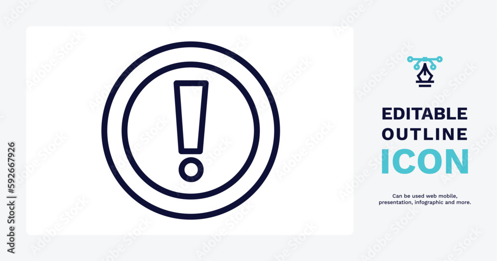 importance icon. Thin line importance icon from social media marketing ...