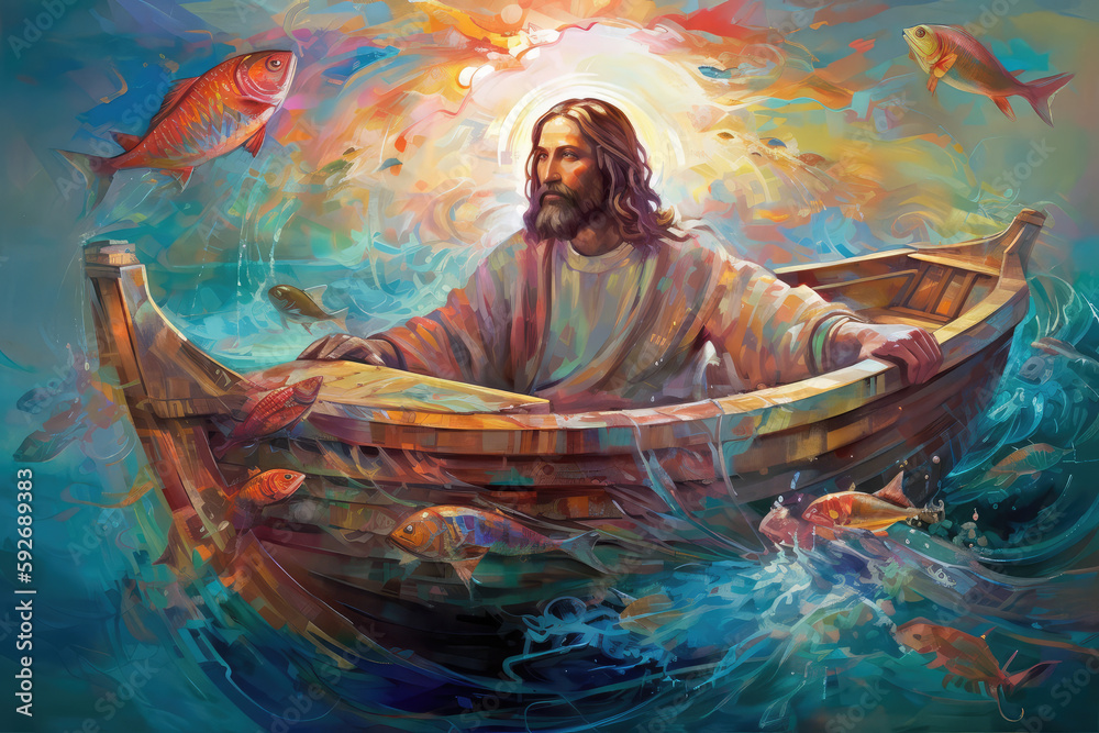 Christianity, religion, and biblical ideas. Jesus Christ, the Son of ...