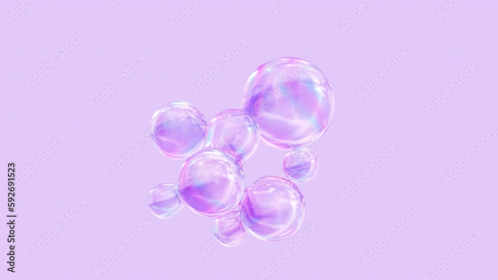 A metaball animation of morphing liquid blobs. Background of 3D Abstract Colorful Metaballs ...