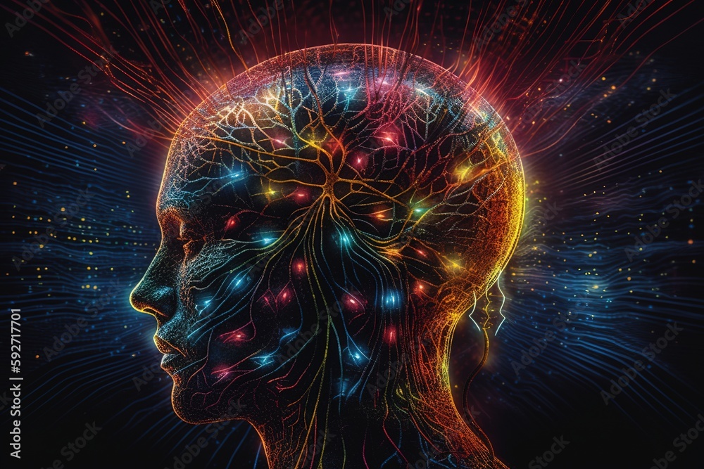 A brain scanning a person during states of transcendence, meditation ...