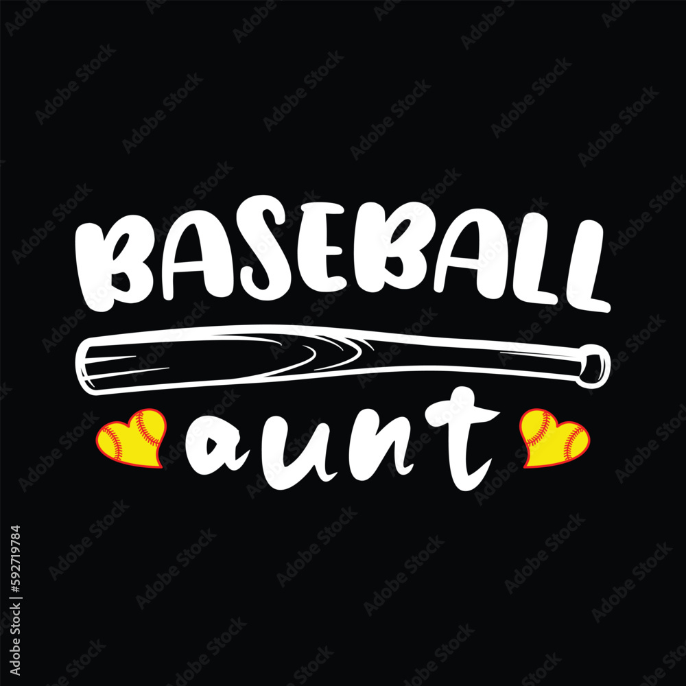 Baseball Aunt SVG, Aunt T-shirt, baseball eps, baseball svg, baseball ...