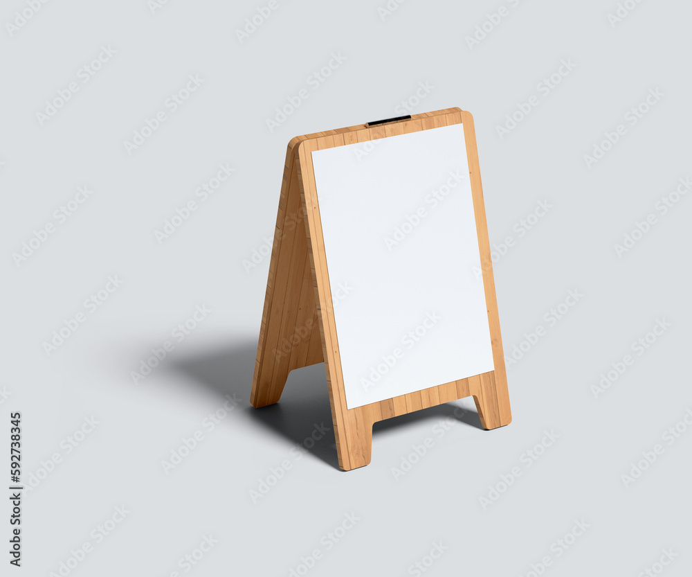 Signboard Mockup Template Stock Illustration | Adobe Stock