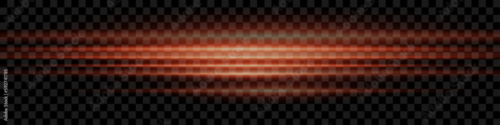 Horizontal lens flares pack. Laser beams, horizontal light rays ...