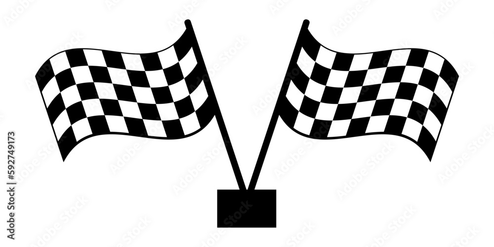 finish flag icon. Finish line Success concept. Finish Banner Speed Flag ...