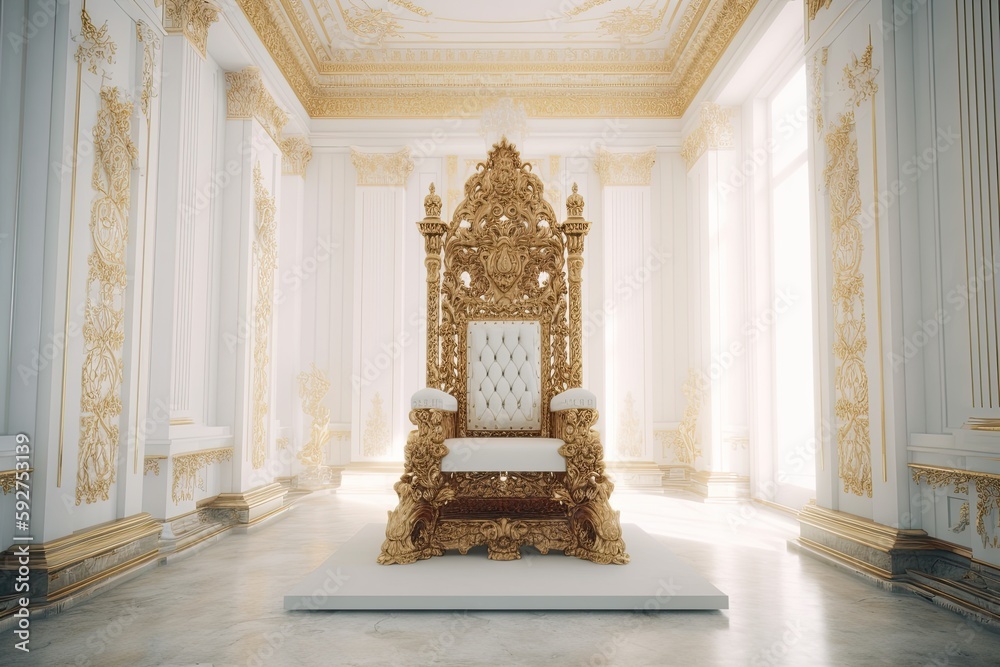 A Golden Throne of Kings and Queens: An Empty Symbol of Royalty ...