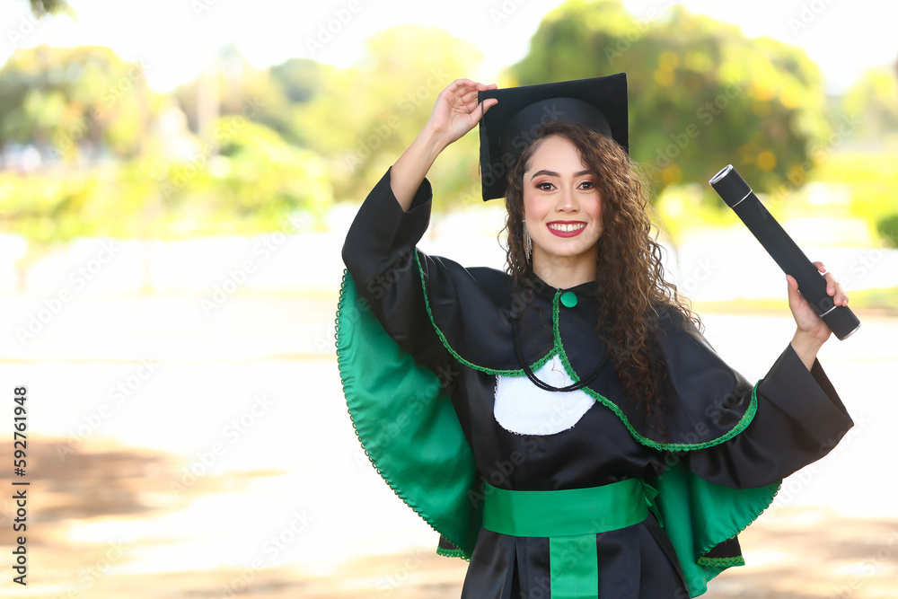 girl graduating, woman graduating, graduation, smiling, celebration ...