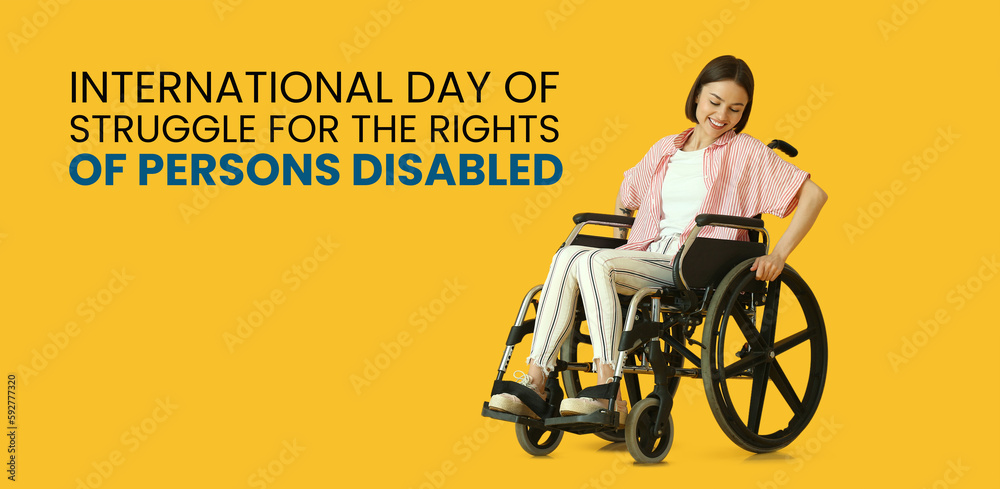 Banner for International Day of Struggle for the Rights of Persons ...