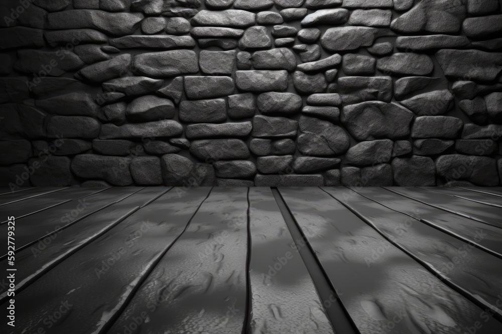 Dark grey, black slate backdrop or texture in a panorama. Background of ...