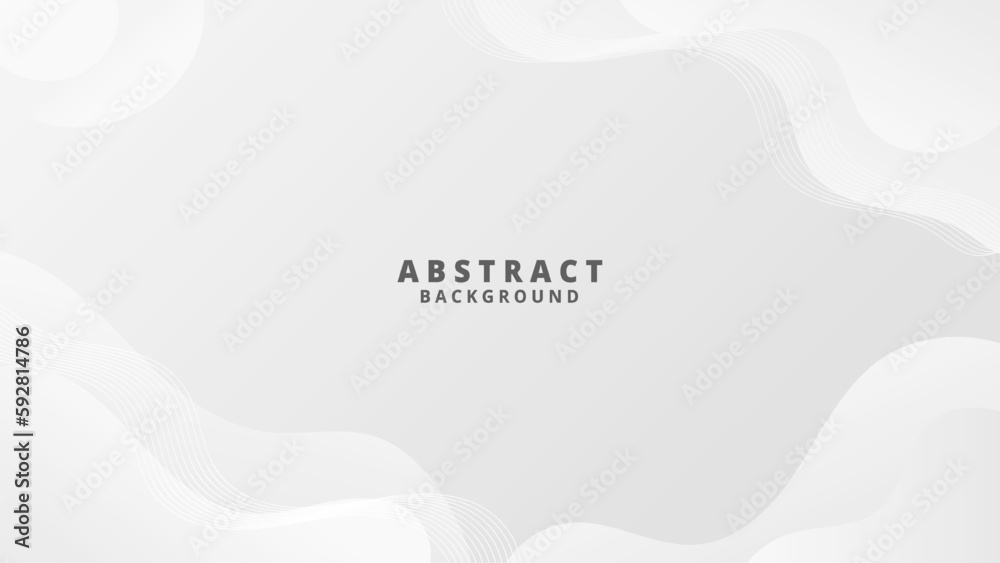 Abstract White liquid background. Modern background design. gradient ...