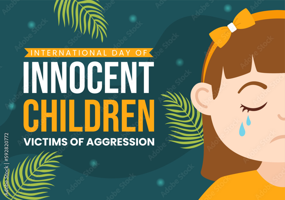 International Day of Innocent Children Victims of Aggression Vector ...