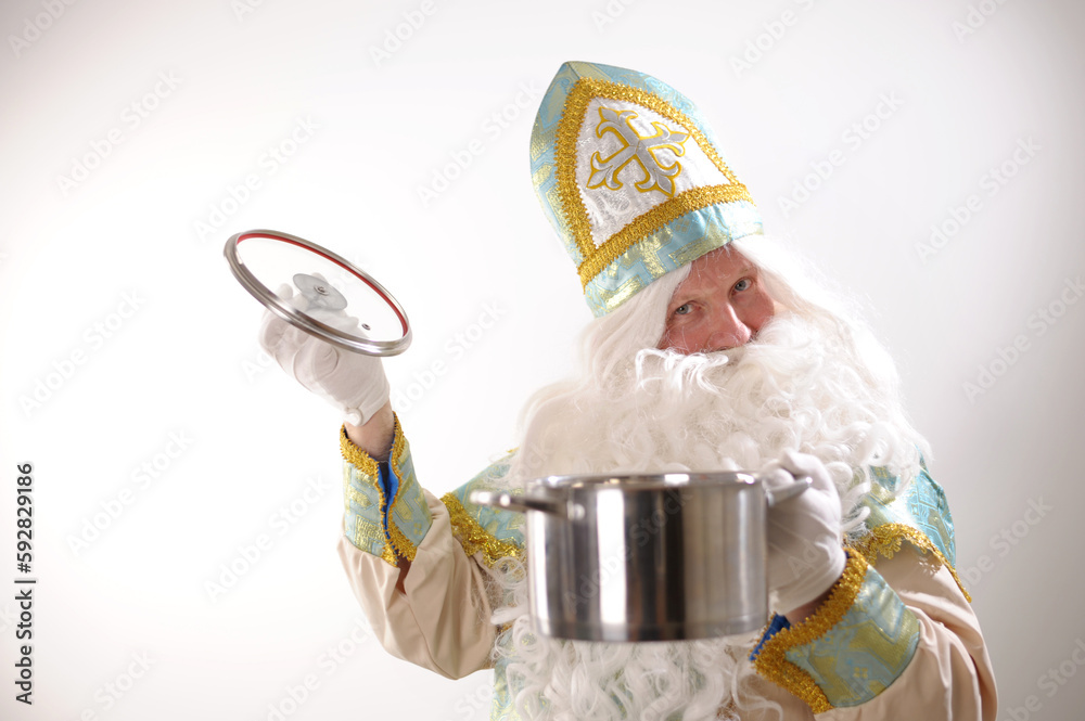 Fotka „different positive emotions of St. Nicholas the Wonderworker who ...