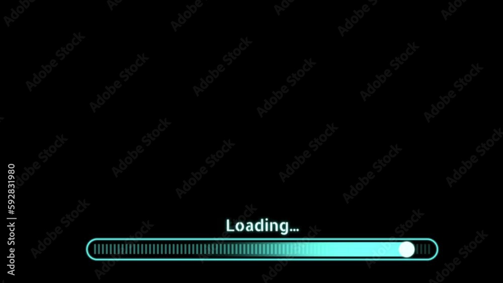 Vidéo Stock Loading bar download barloading screen, progress animation ...