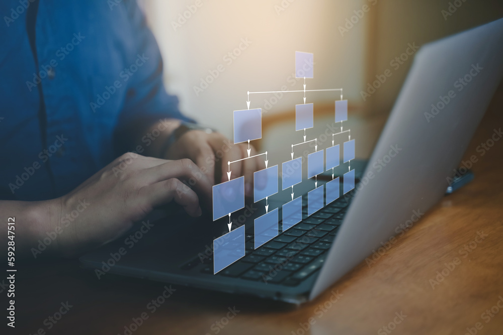 Business process and Automate workflows with flowcharts management ...