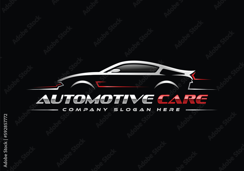 Vecteur Stock Car logo automotive logo car wash logo car detailing logo ...