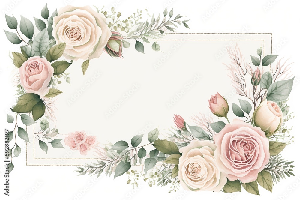 Water Color Pastel Flower and bloom, Wedding decorative perfect ...