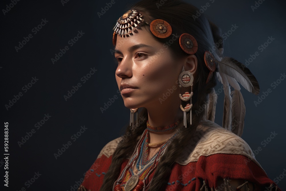 Traditional Female Native American Clothing