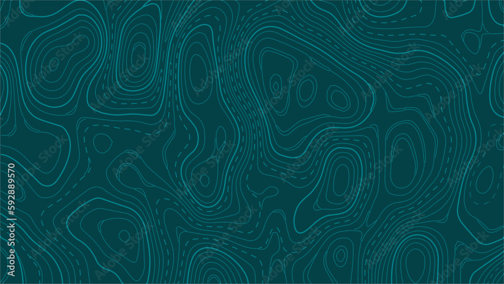Stylized topographic map outline height in lines and contours. The ...