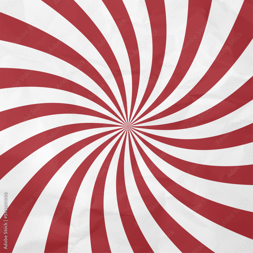 Vecteur Stock Retro, vintage red circus radial rays, lines background ...