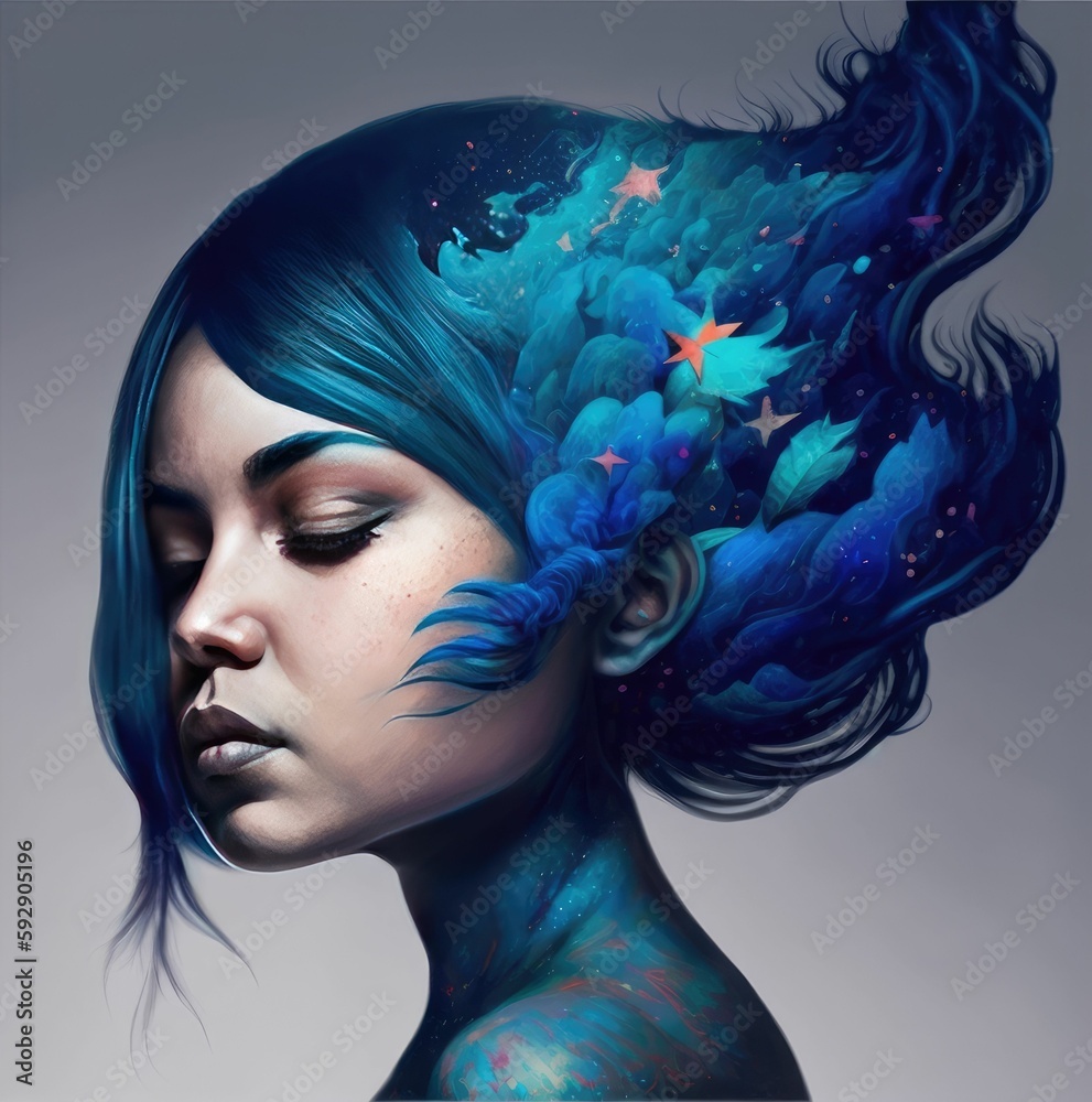 Star Hair Art Designs