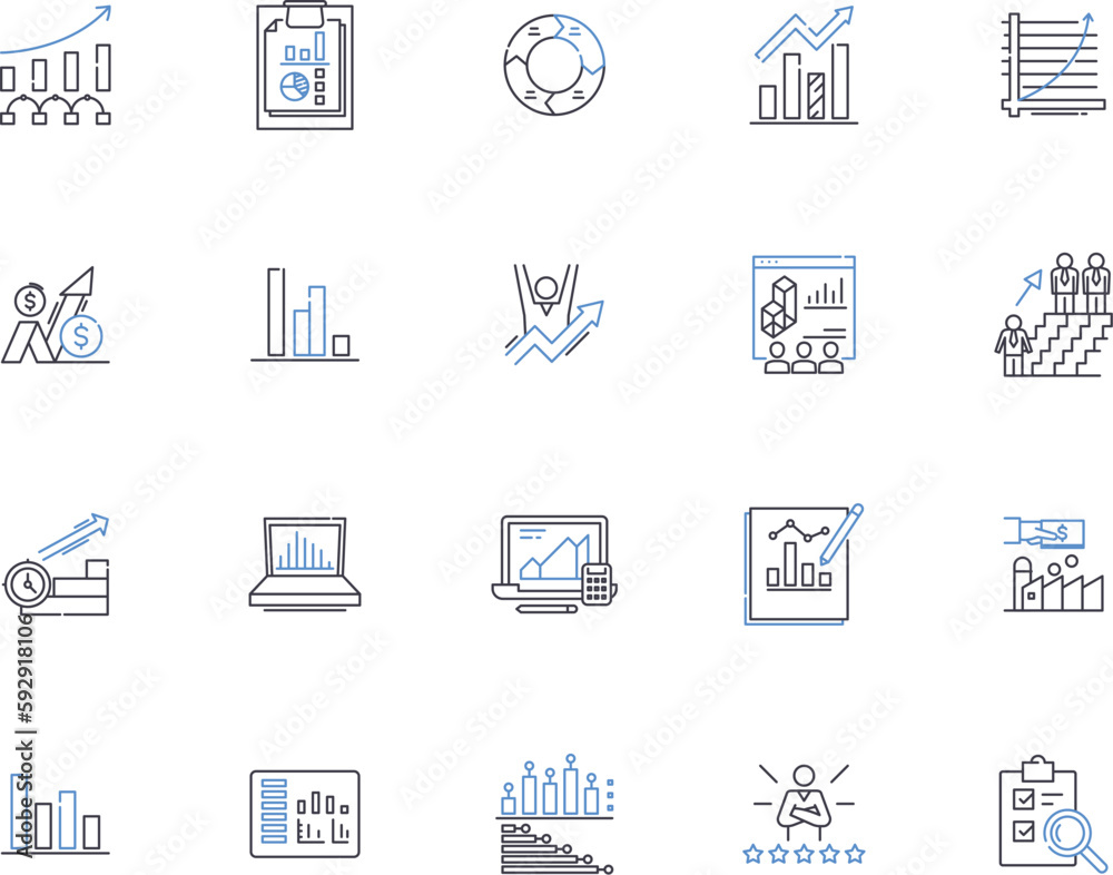 Ranking outline icons collection. Rank, List, Order, Place, Grade, Rate ...