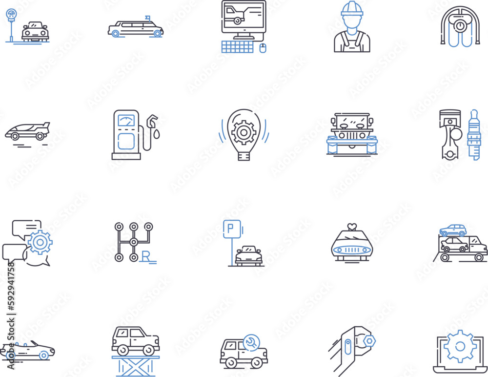 Call center outline icons collection. Call center, Telephone, Helpdesk ...