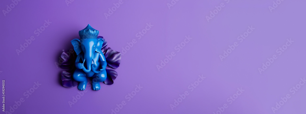 Generative AI. Lord Ganesha, the celebration of Ganesh. Stock ...