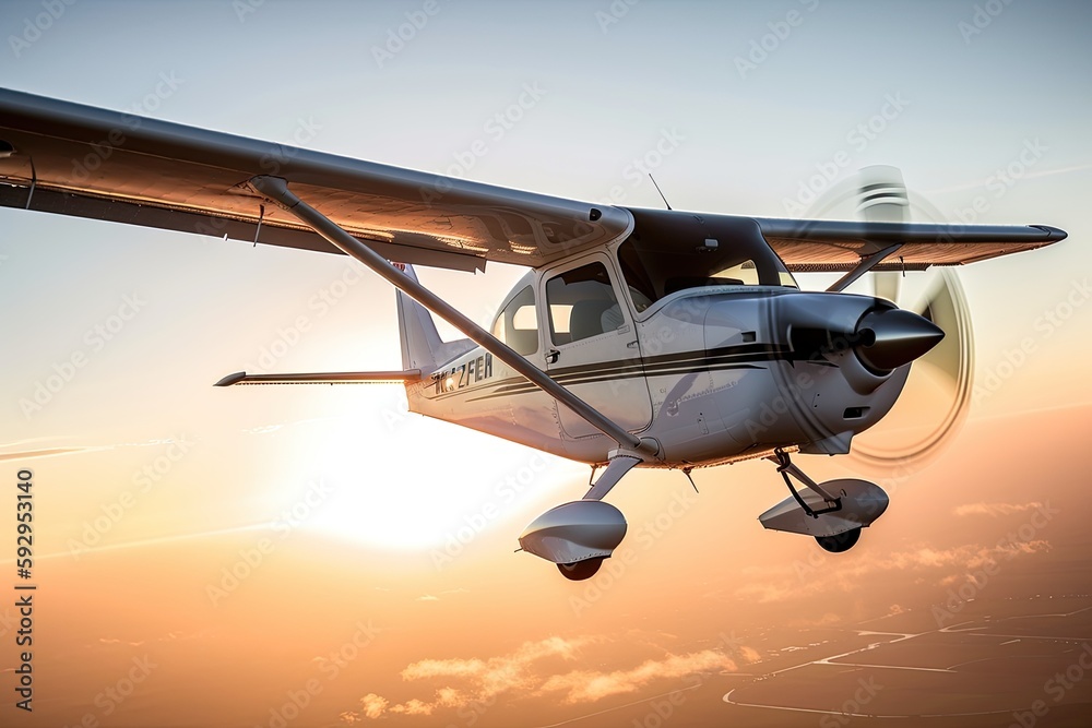 flight school, with students learning the basics of flight and aviation ...