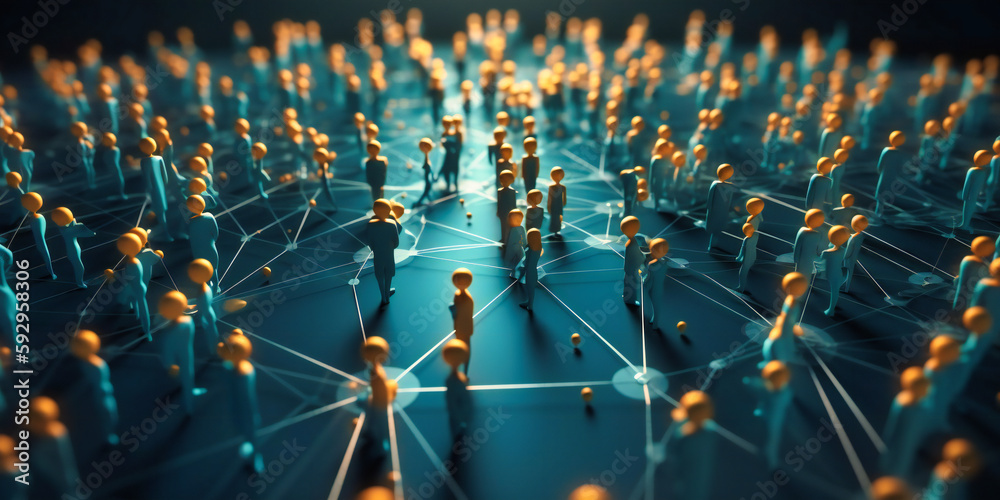 group of people network, communication Stock Illustration | Adobe Stock