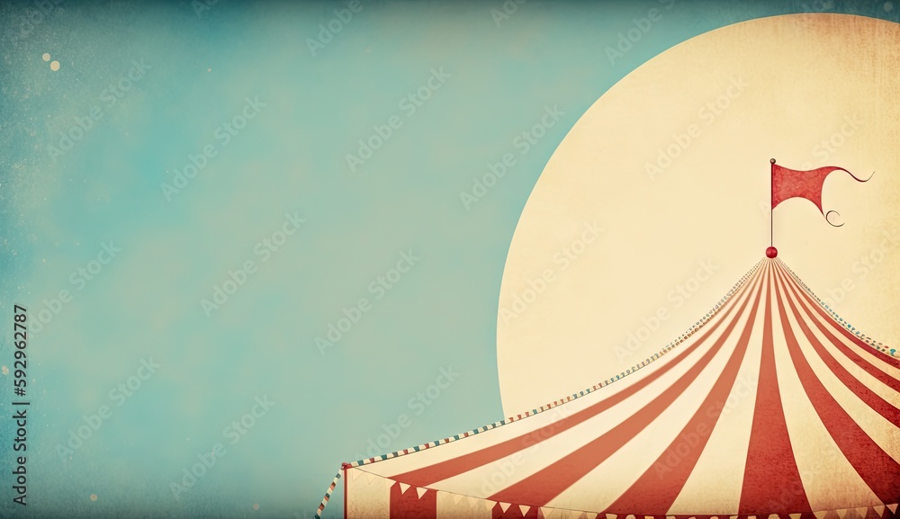 Circus Backdrop in the Fair Fun and Frolic Style - A Fun and Enjoyment ...