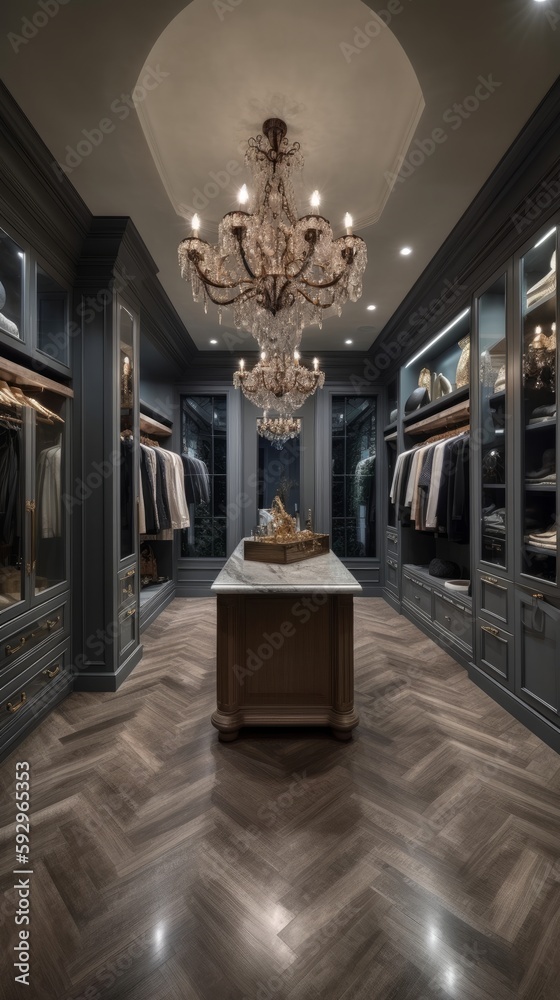 Discover the Luxe: An Italian-inspired Walk-in Closet with Custom ...