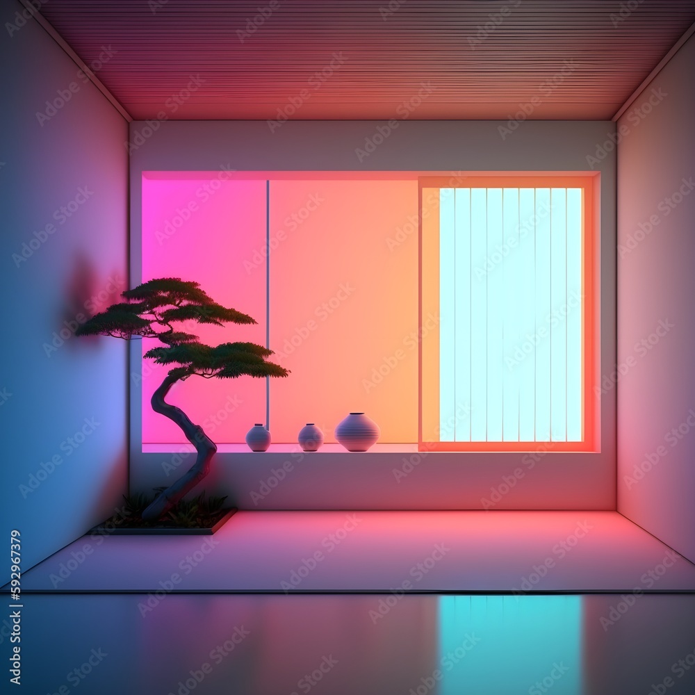 vivido color lightsimple Interior Design a perspective of a ...