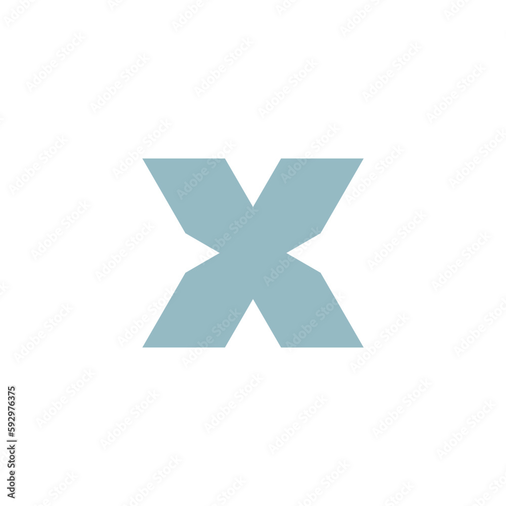 x logo design easy catchy x design unknown icon a1 Stock Vector | Adobe ...